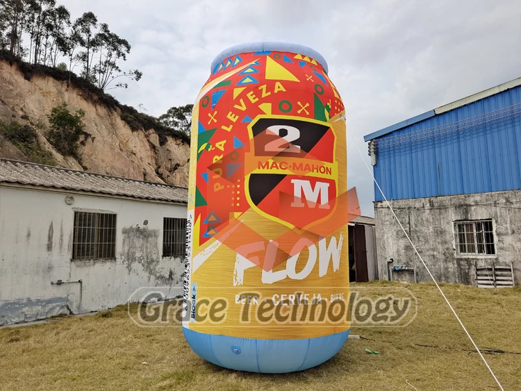 Custom Logo LED Inflatable Beer Brand Can Advertising