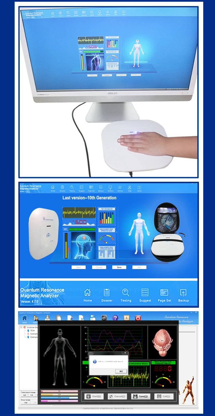 Upgraded 10th Gen Quantum Body Scanne/Quantum Resonance Magnetic ...