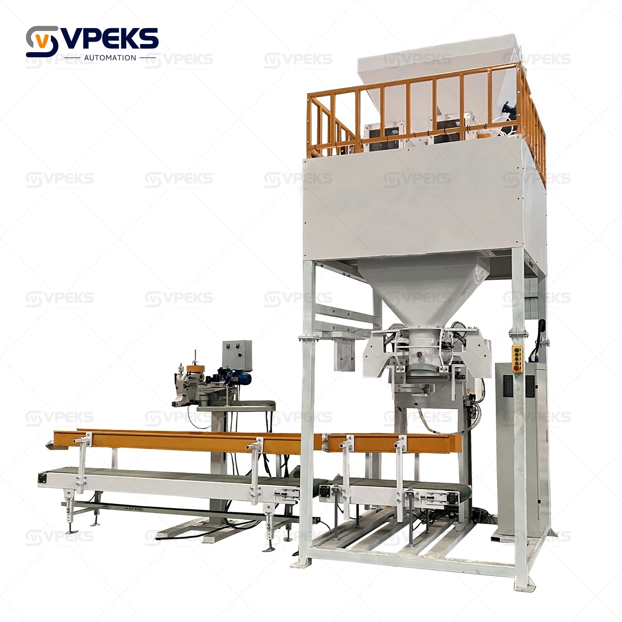 50kg Bag Filling Machine Open Mouth Bag Filler Packing Machine with ...