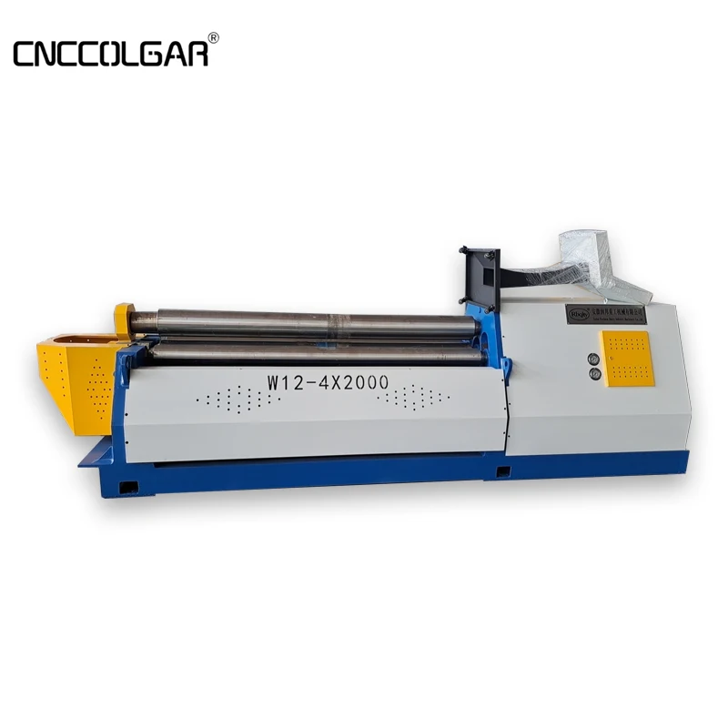 Metal sheet rolling machine CNC steal plate rolling 4 rollers hydraulic ...