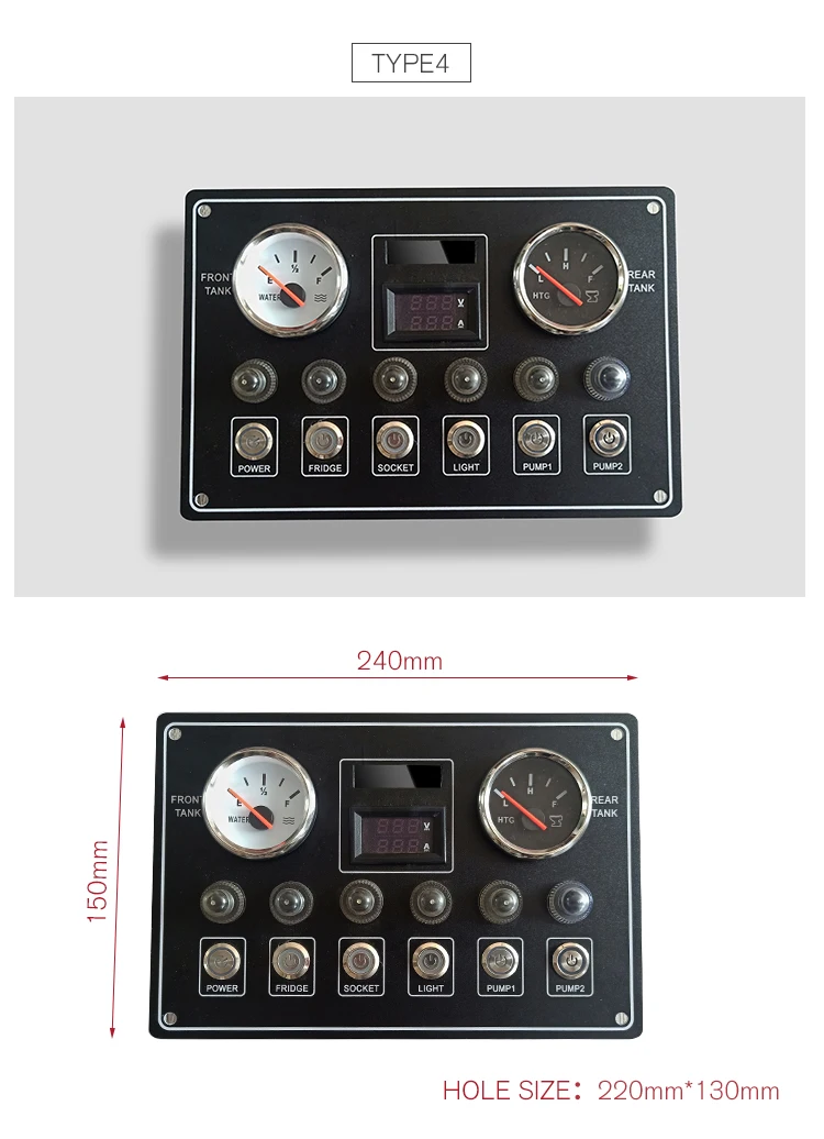 Rv Intelligent Control System Panel for Ambulance RV Trailer Motorhomes ...