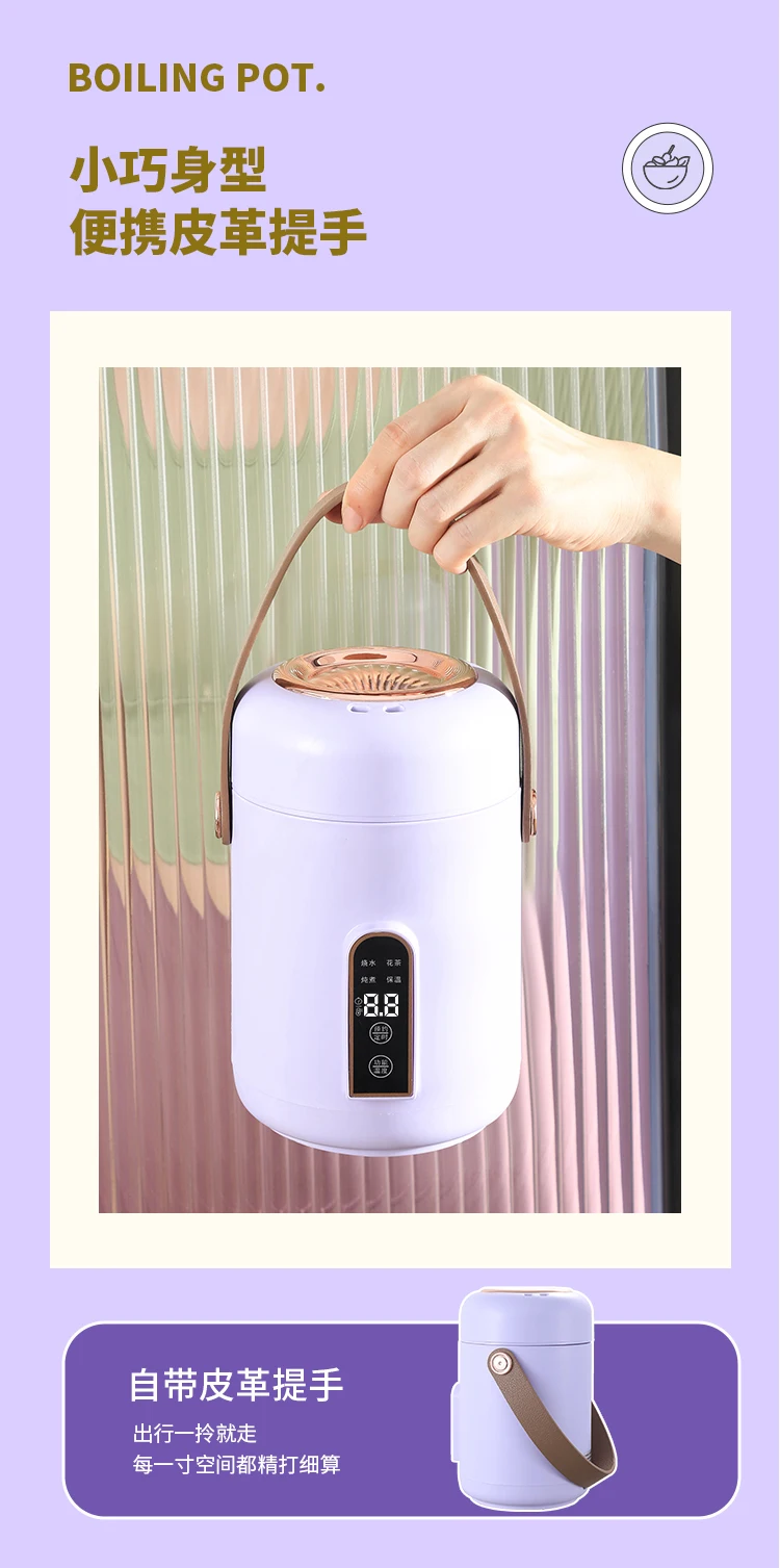 Multi-functional Electric Portable Cooking Pot With Single Handle And ...