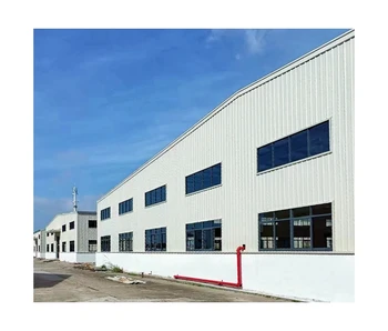 Precast Steel Frame Construction Pole Warehouse Steel Structure Plant ...