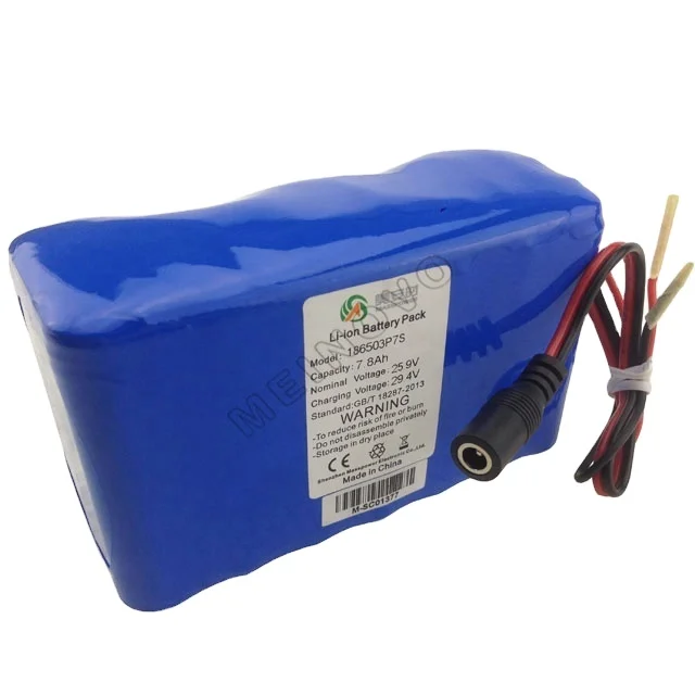 7s3p Lithium Ion Battery 24v 7.8ah - Buy Lithium Ion Battery 24v 7.8ah ...