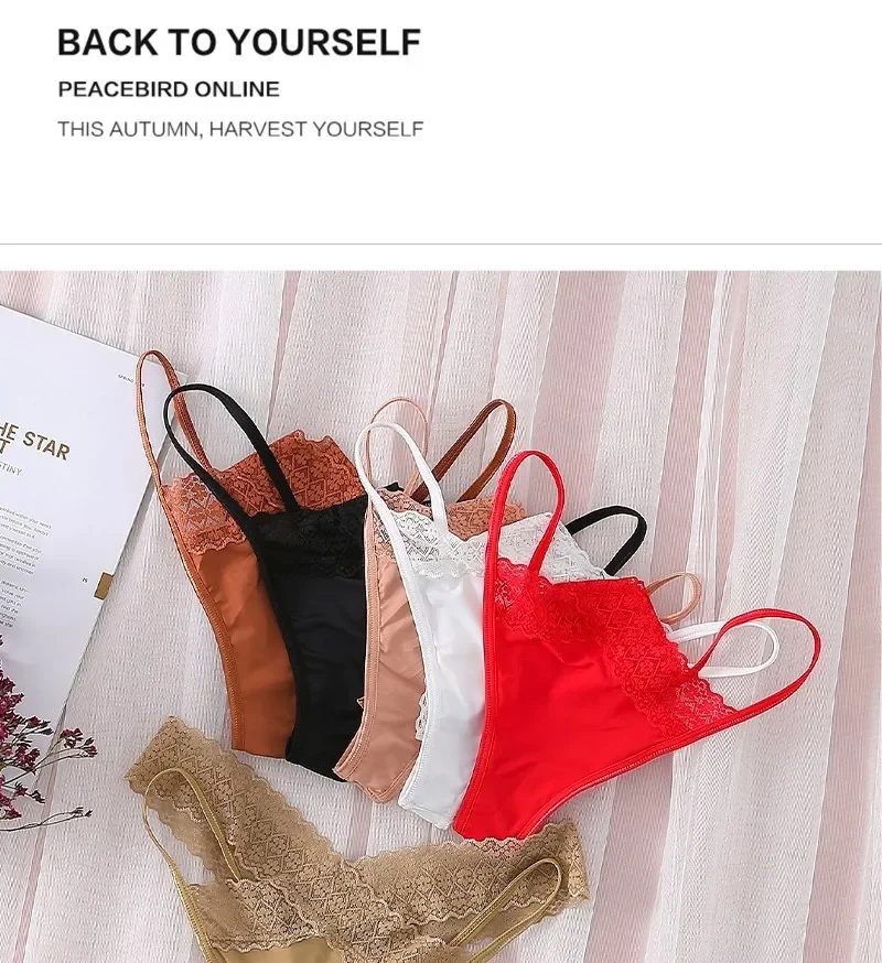 Sexy Panties Ladies Briefs Women Underwear Lace Thong Seamless Soft ...