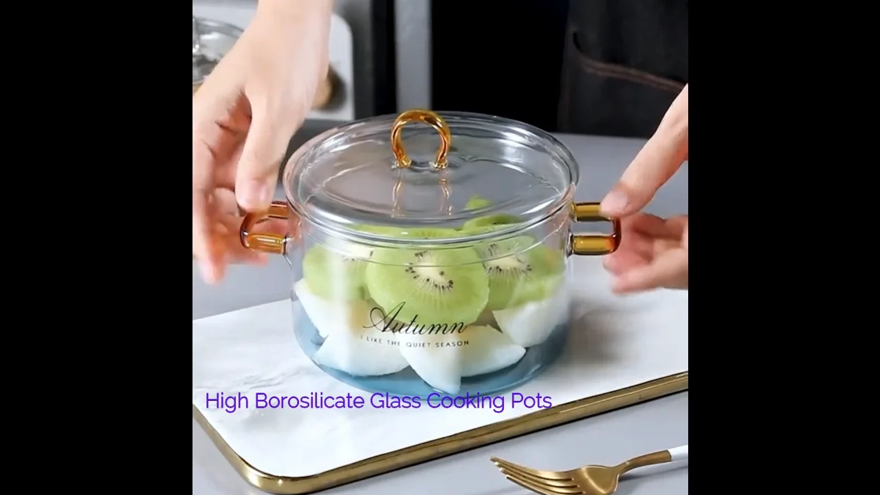 Hot Sell Transparent Pans With Two Ears Oven Stew Kitchen Accessories ...