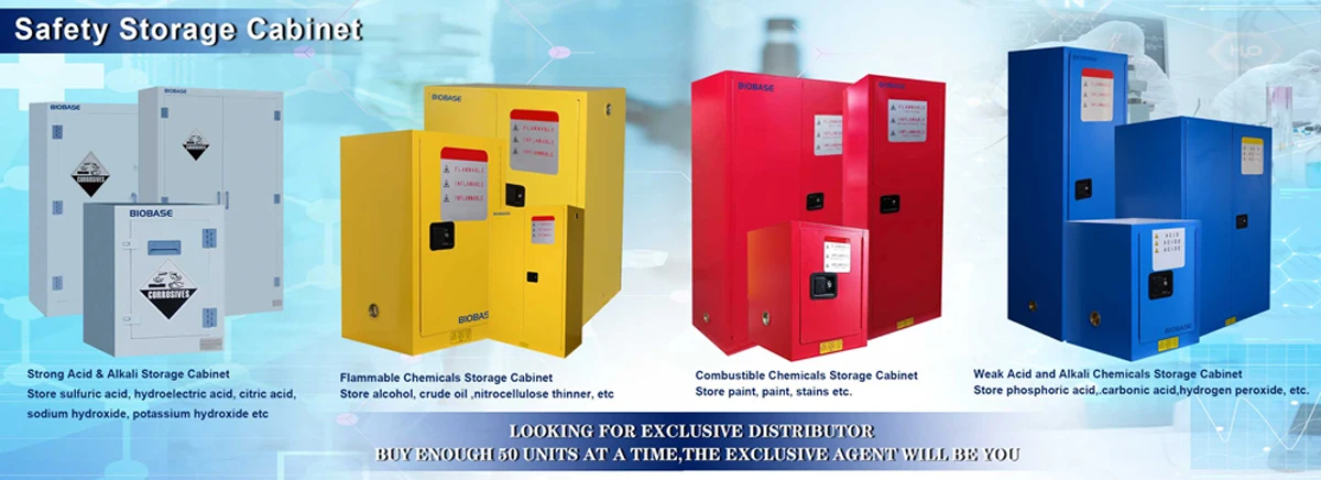 Biobase Gas Cylinder Cabinet - Secure Lab Storage Solution