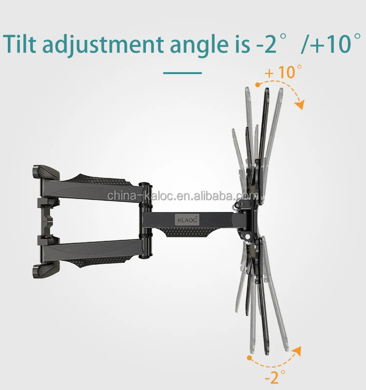 Kaloc Klc X5 Vesa Wall Mount For 32-55 Inch Up To 80lbs Full Motion ...