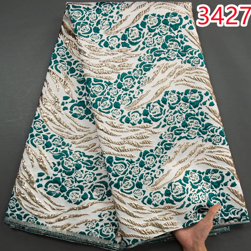 African Lace Fabric 2023 New Design French Gild Jacquard Brocade Lace ...