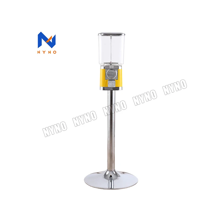 Bulk Coin Operated Gashapon Pink Gumball Machine Single Head Candy ...