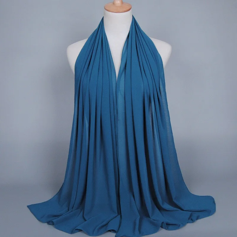 Shop Malaysia Woman Muslin Headscarf Chiffon Scarf Wholesale