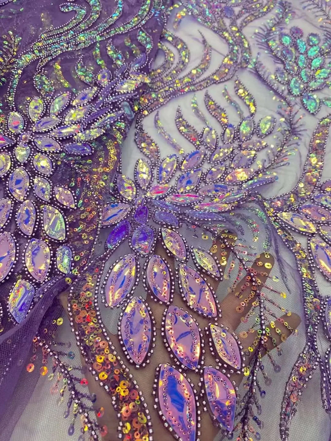 Ni.ai Beautiful 2024 3d Handmade Lace Fabric French Tulle Lace With ...