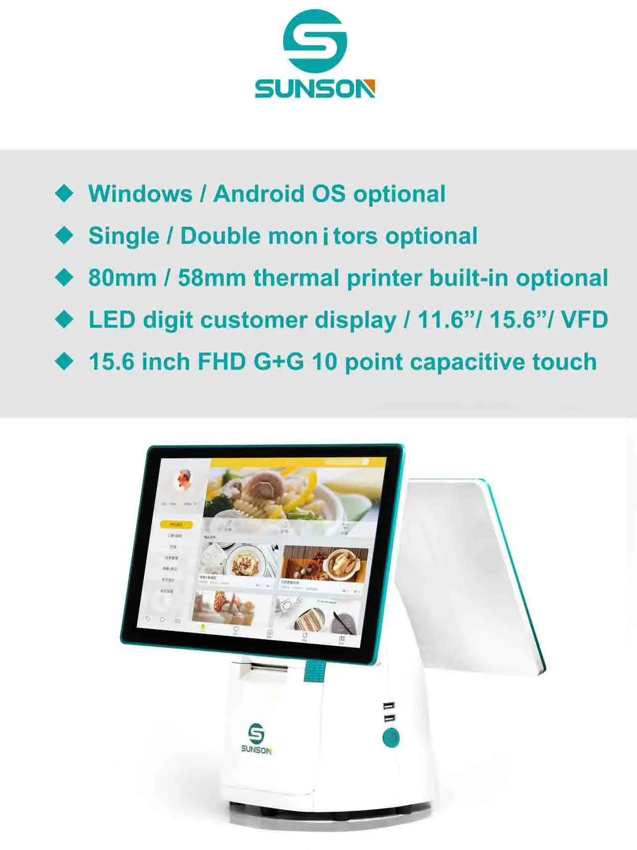 2024 New Cash Register With Barcode Scanner Pos System Cash Register ...