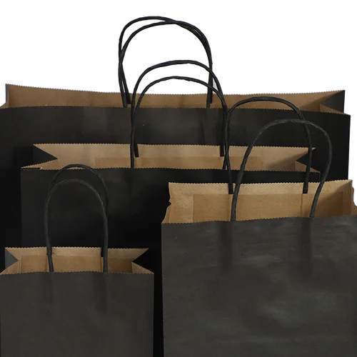 Kraft Paper Solid Color Gift Bag Simple Portable Paper Gift Bag For ...