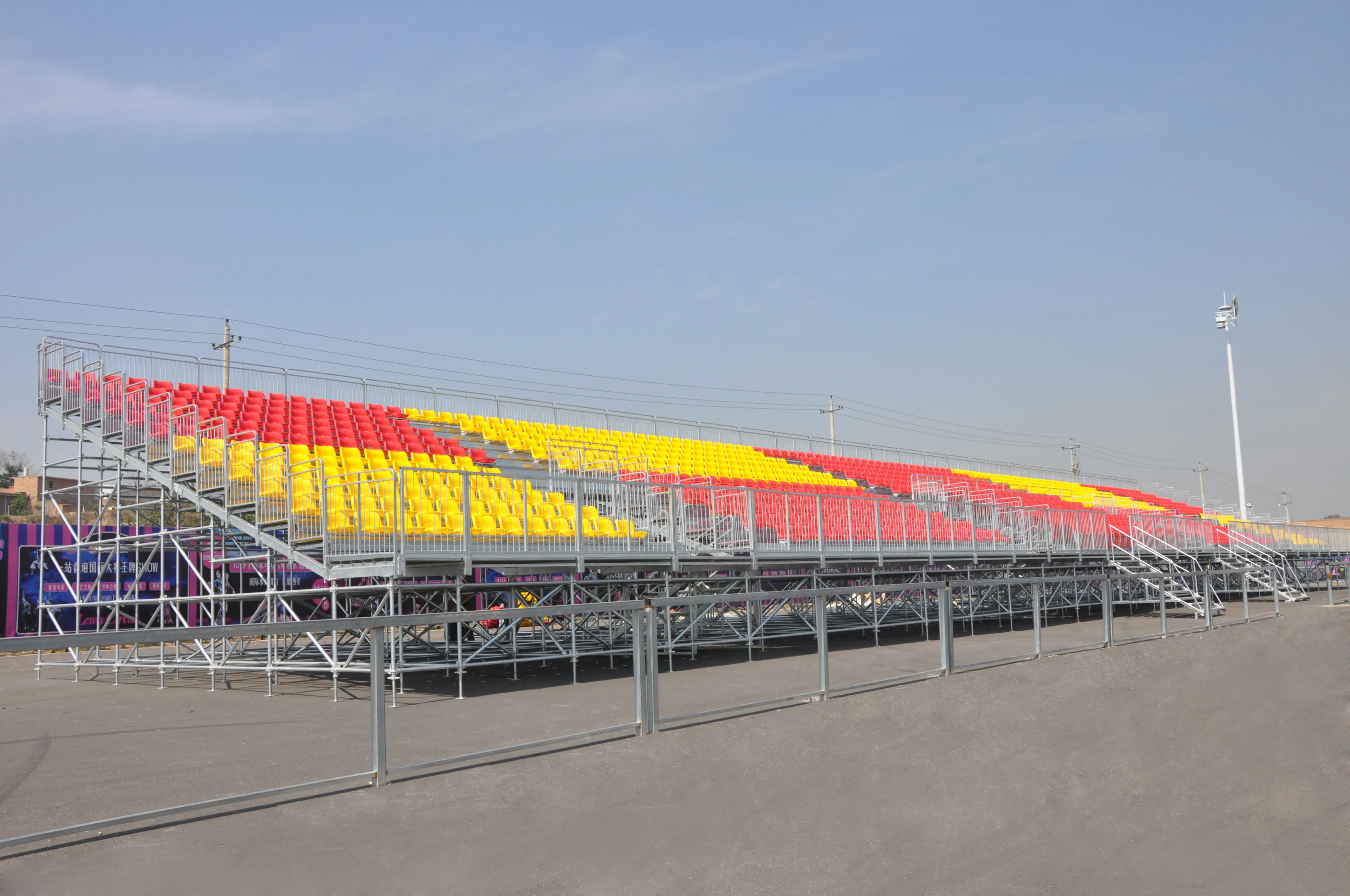 New Assembled Metal Grandstand Temporary Scaffolding Bleacher| Alibaba.com