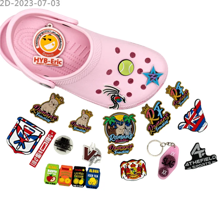 Custom Designer PVC Shoe Decorations Personalised Regular Custom Shoe ...