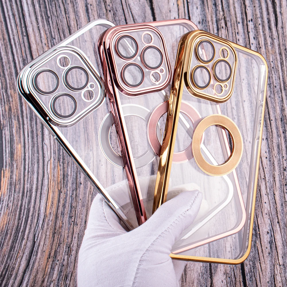 Transparent Logo CD Bumper Case - Magnetic Plating Cover