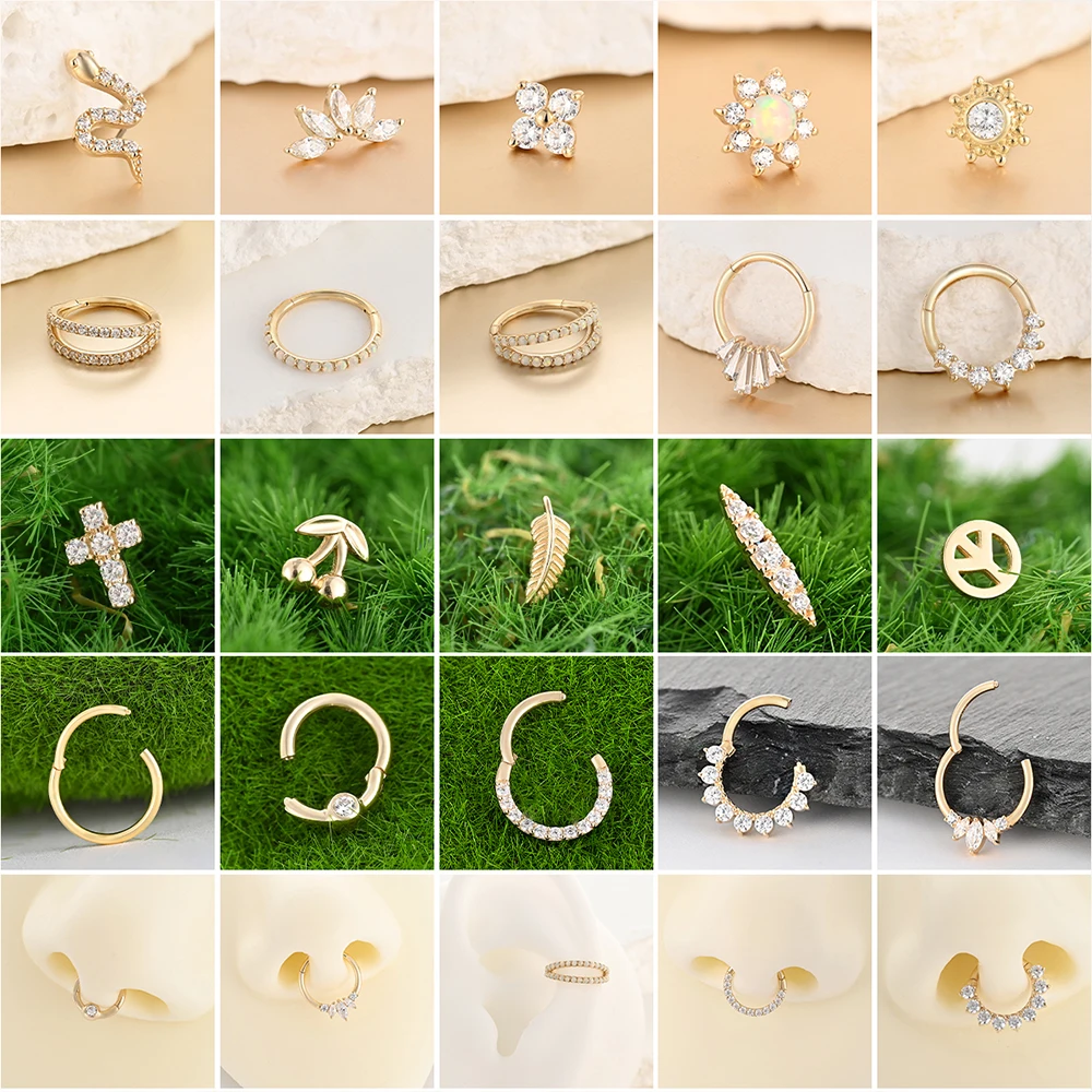 Factory Custom 14K Solid Gold Externally Threaded Top Ends Pendant ...