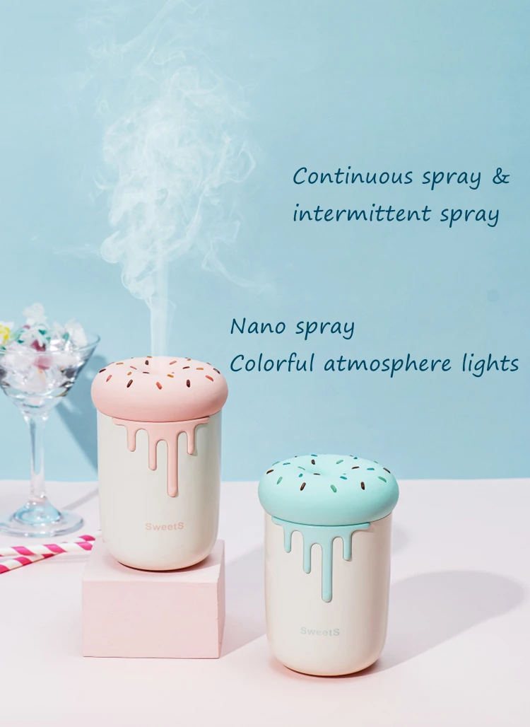 Cool Mist H2o Usb Light Portable Air Humidifier Small Aromatherapy Scent Air Fragrance Machine ...