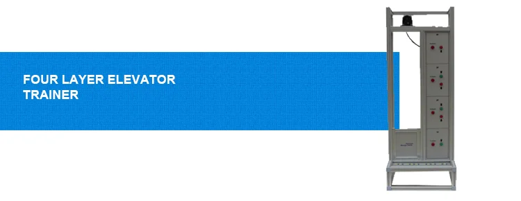 Four Layer Elevator Trainer Didactic Equipment Vocational Education Equipment Electrical ...