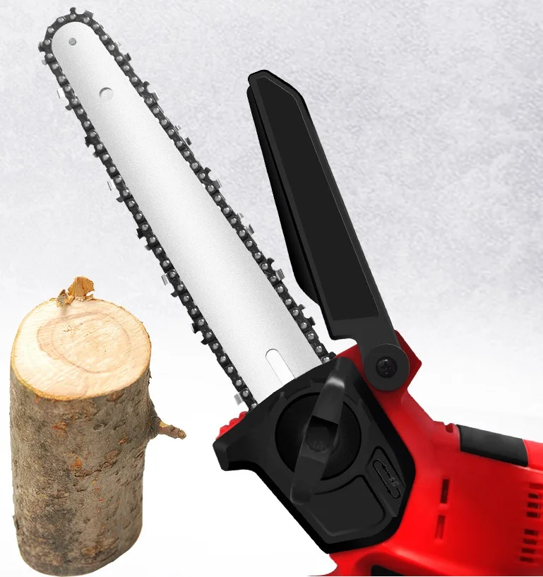 8 Inch Mini Electric Saw Chainsaw Garden Tree Logging Saw Woodworking ...