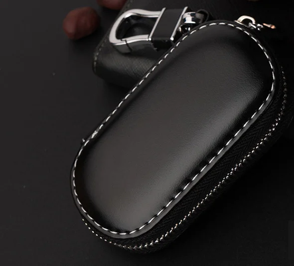 Genuine Leather Key Chain Holder Rfid Car Key Case - Buy Car Key Case ...