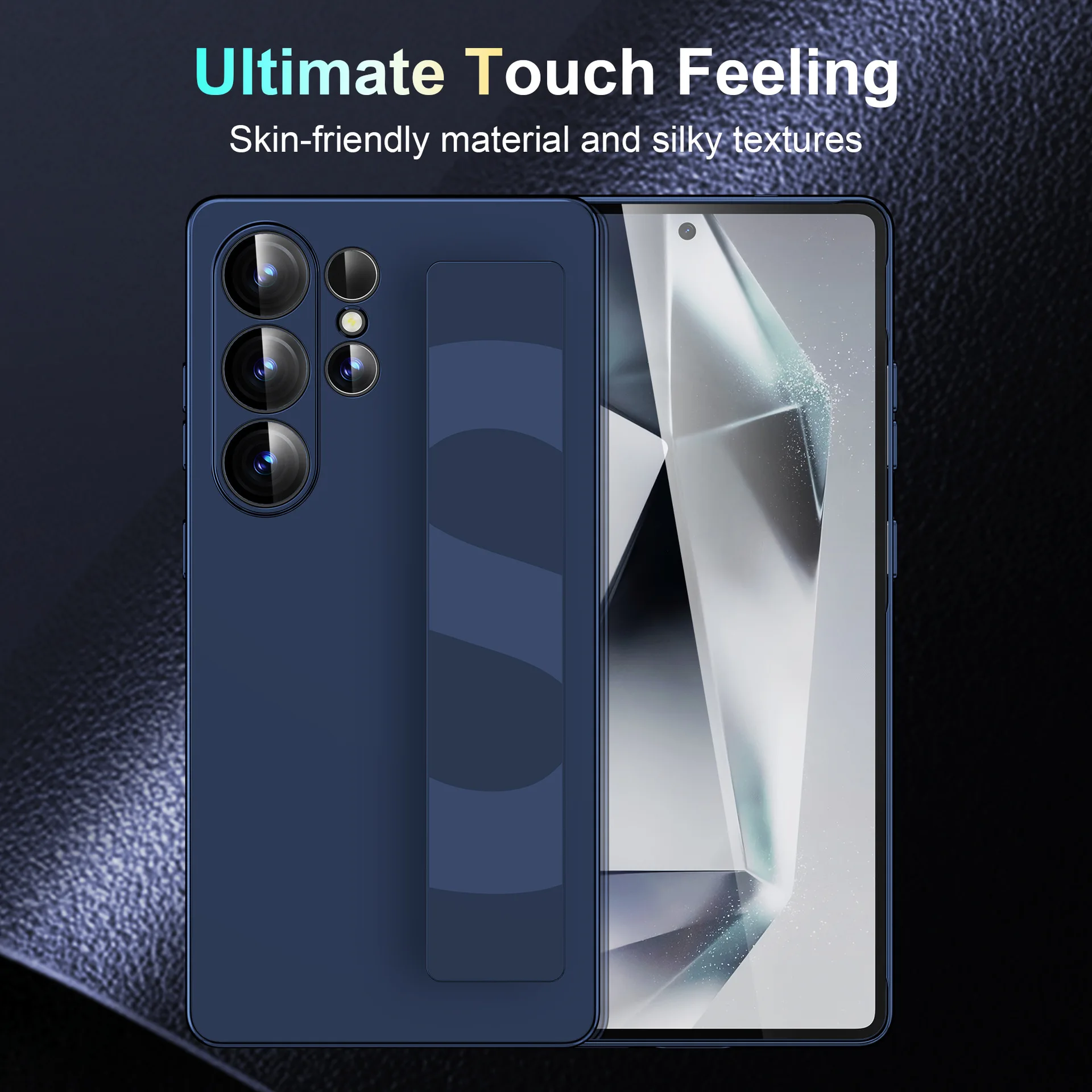 For Samsung Galaxy S25 ULTRA Silicone Wrist Strap Anti-fall Matte Hard ...