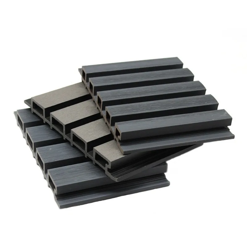 Exterior Wpc Wall Cladding Wood Grain Roofing/ceiling Wpc Timber Facade ...