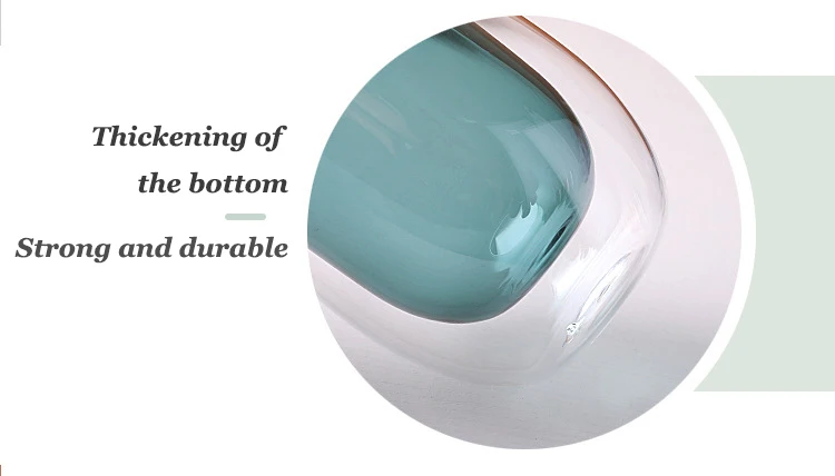Clear Amber Blue High Borosilicate Double Wall Coffee Glass Cup ...