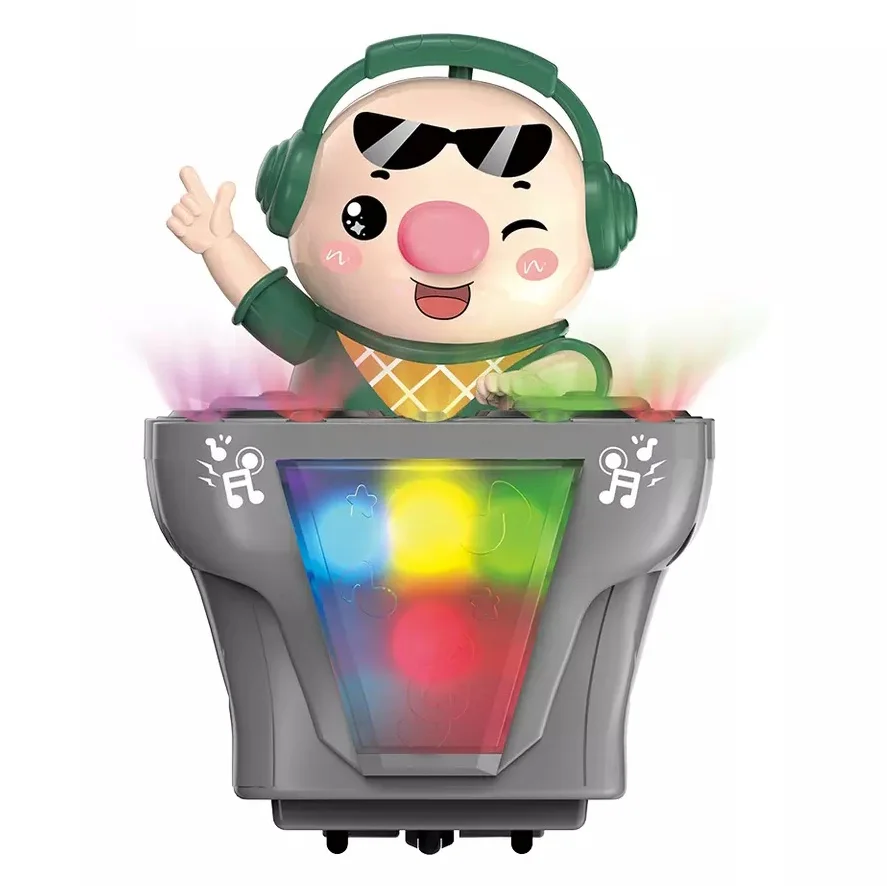 Funny Electric Musical Pig Swing Dancing Music Robot Toy