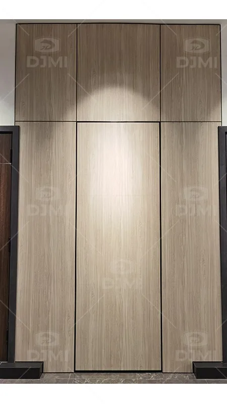 Grille Design Wooden Hidden Wall Doors Invisible Door Modern Interior ...