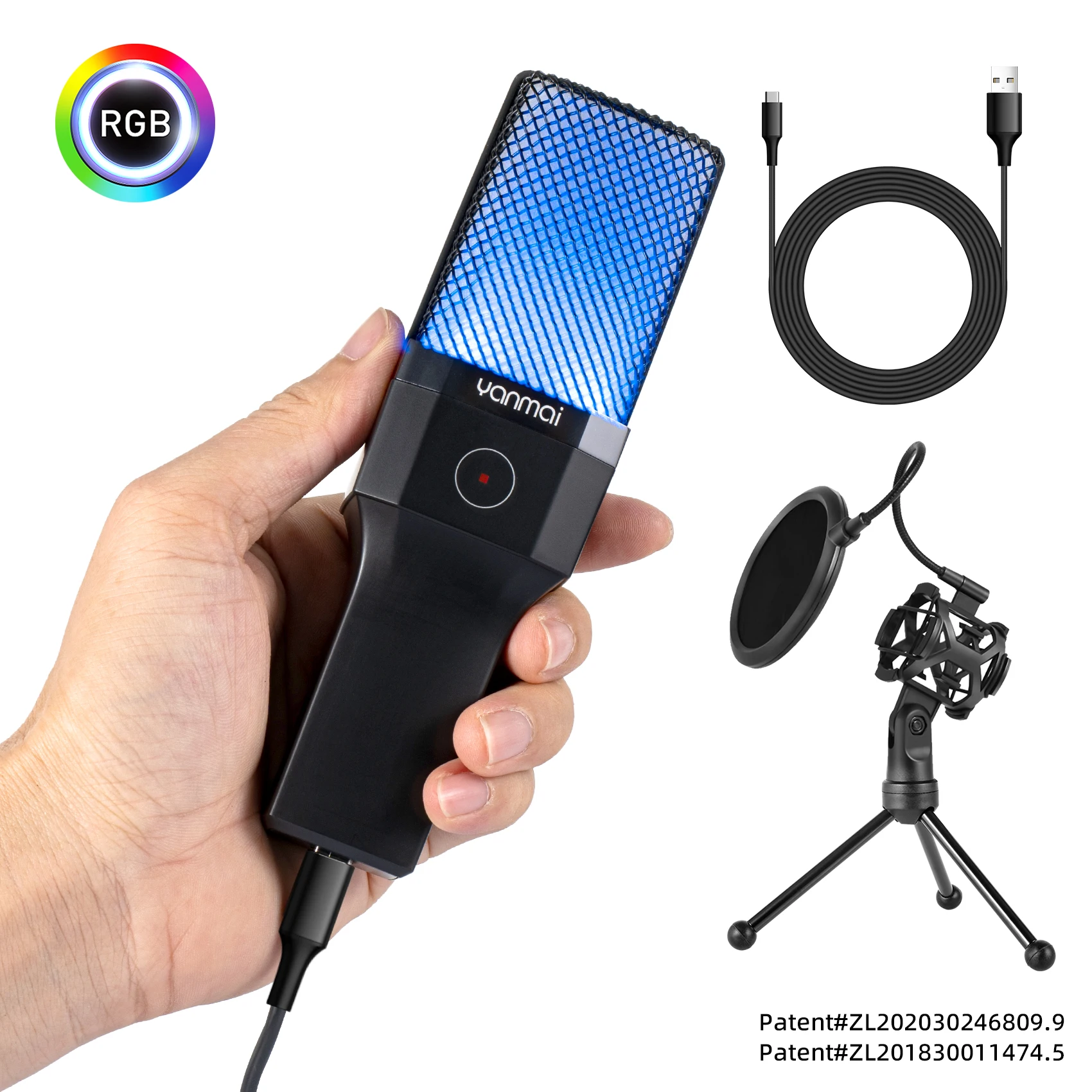 Yanmai 2024 Professional Usb Desktop Computer Microphone Tripod Audio ...