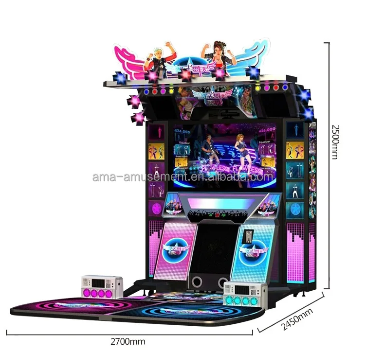 2 Players Dance Revolution Arcade Machine for Sale