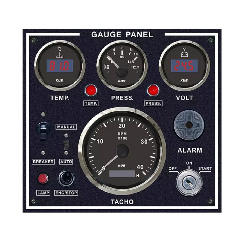 KUS Marine Engine Instrument Gauges panel, Compatible All Vessels ...