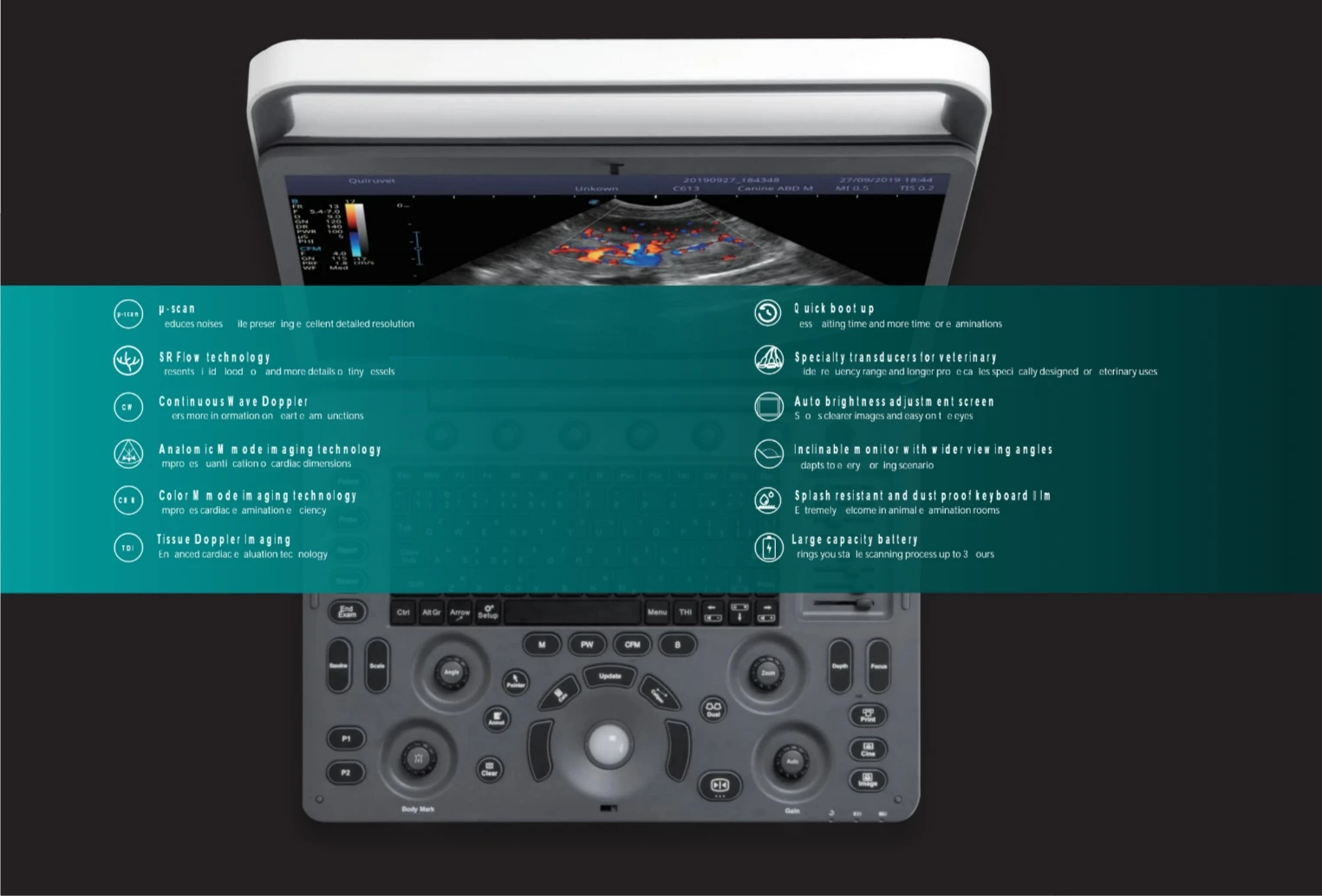 Sonoscape E3V Color Doppler Veterinary Diagnostic Ultrasound System