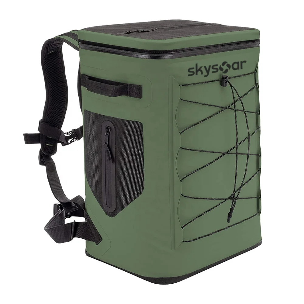 Customized High Quality 100% Waterproof Insulated Cooler Ice Backpack ...