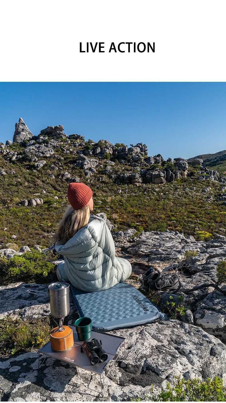 Naturehike Ultralight Sponge Camping Mat - Self Inflatable