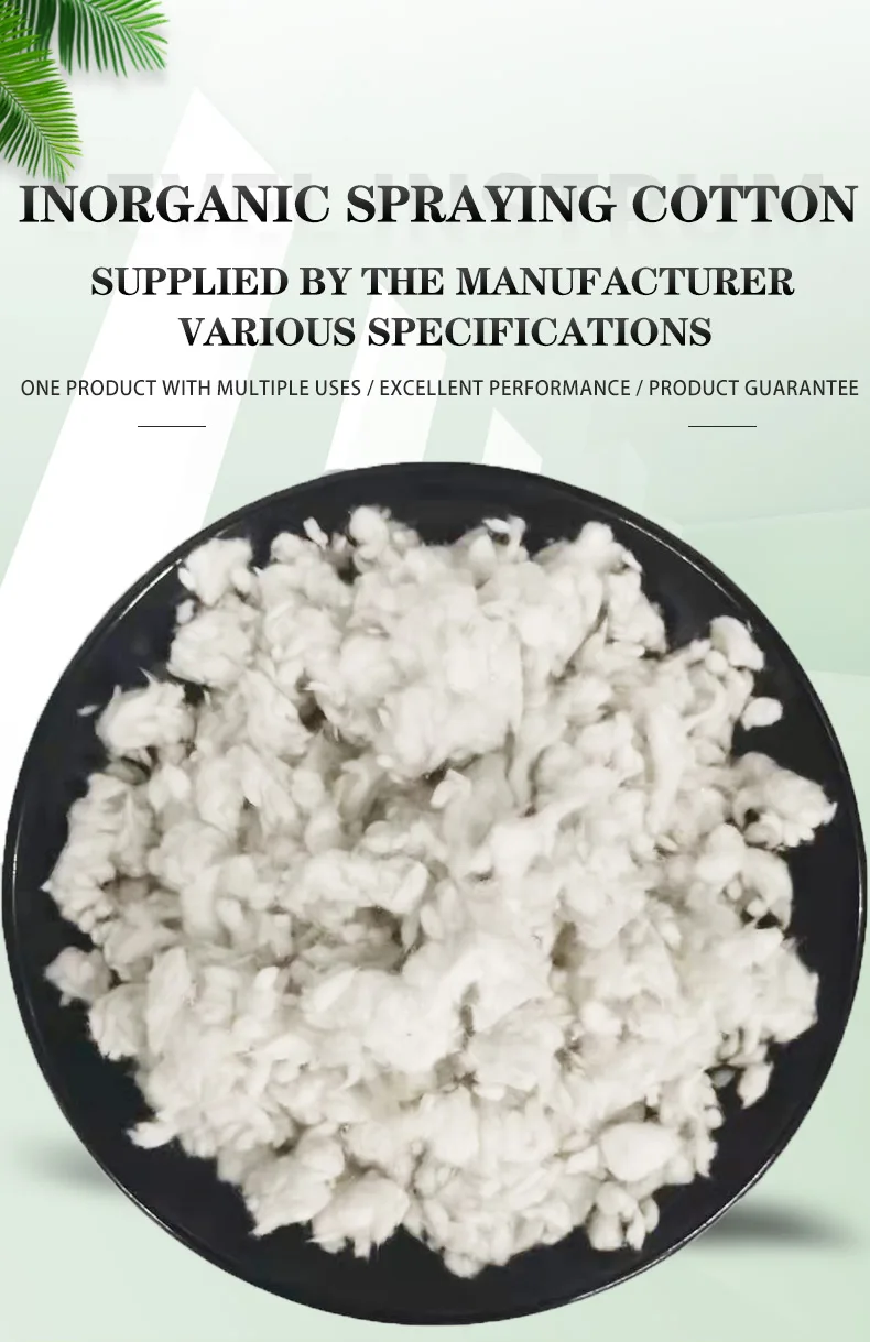 Tianhuibao Granular Inorganic Fiber Spray Cotton for Thermal Insulation