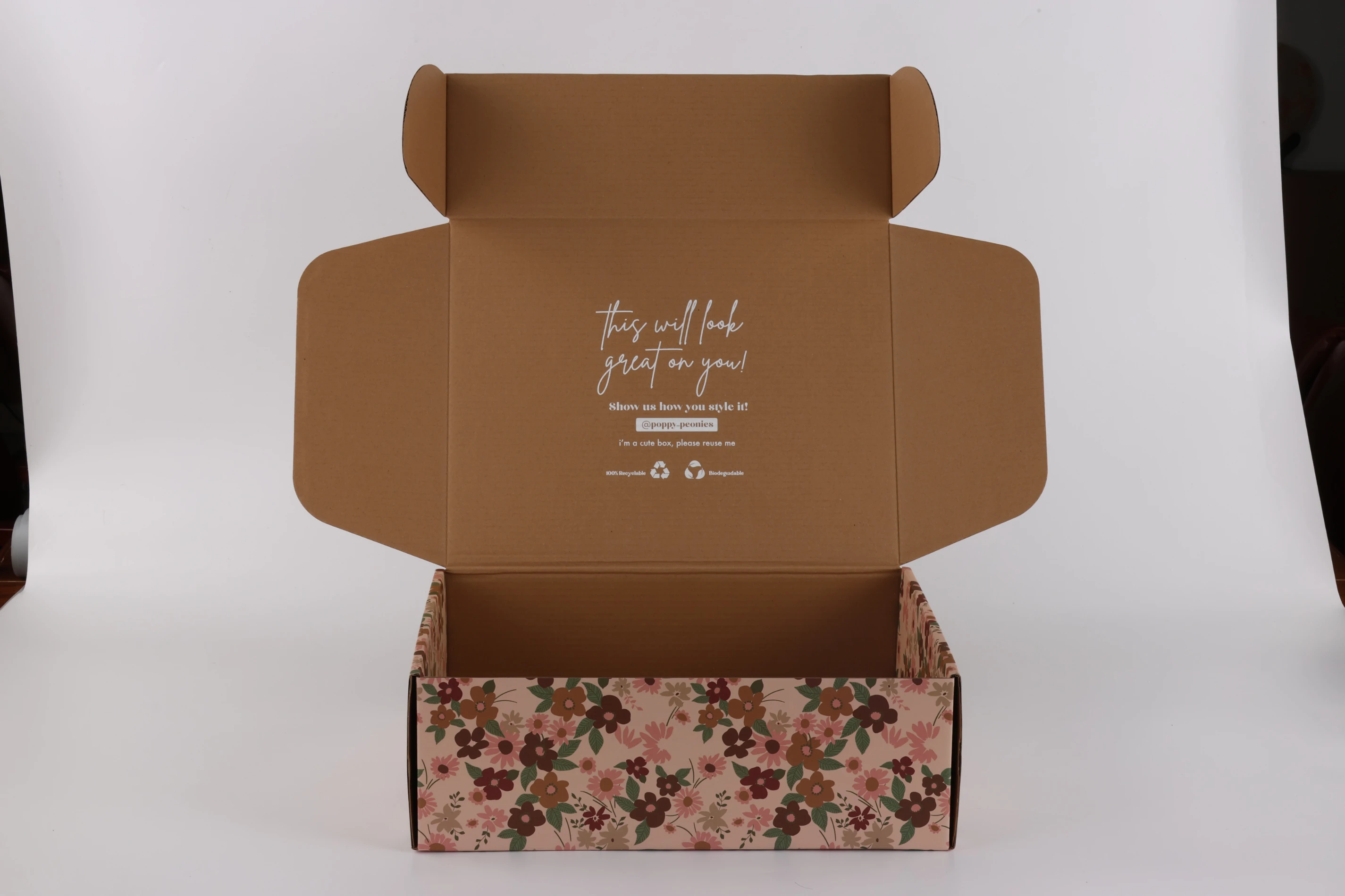 Luxury Custom Big Sizes Corrugated Paper Package Box /storage Box ...