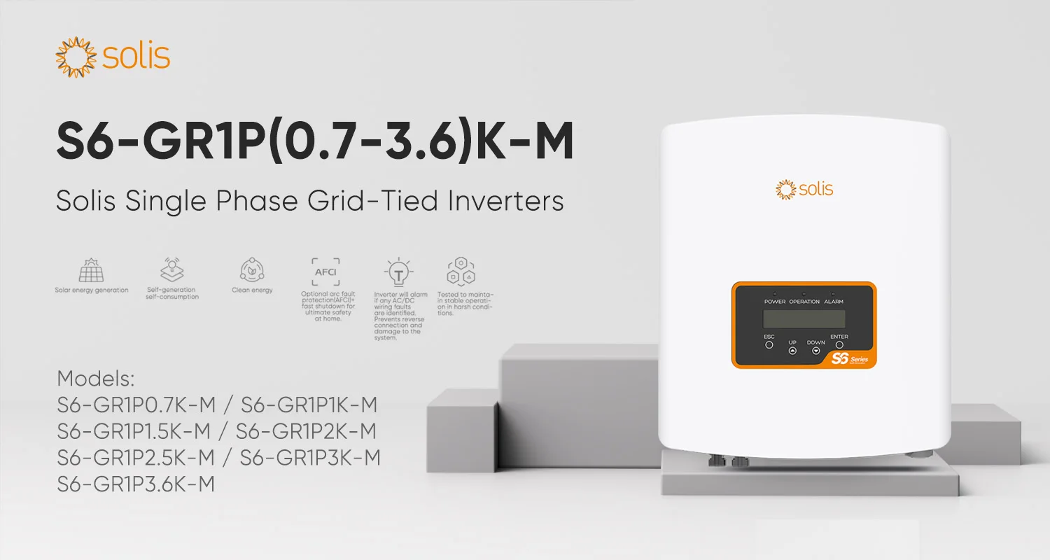 Solis S6-GR1P Solar Inverters - Efficient Grid-Tied Solutions
