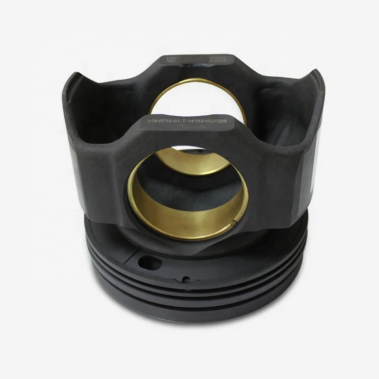 Machinery Engine 145mm Steel Piston 3196715 Excavator Cat C18 Diesel ...