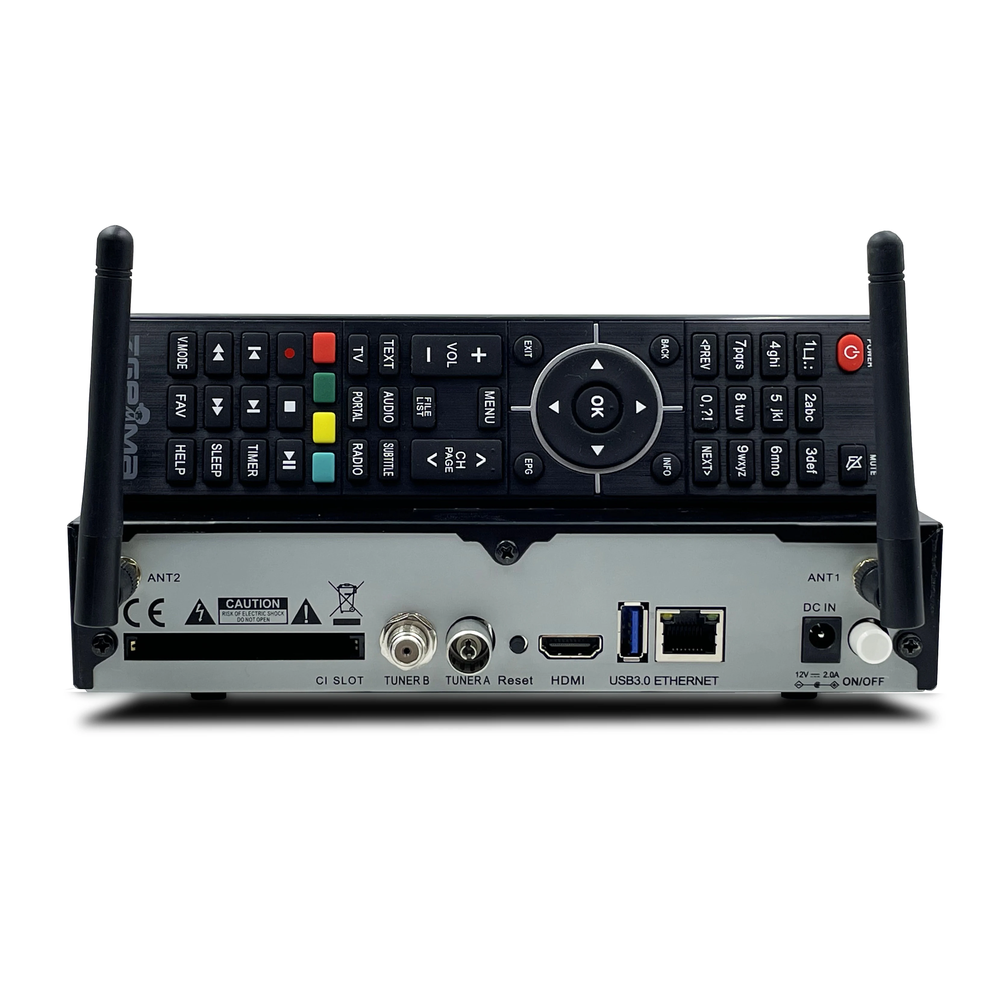 4K High Quality Satellite TV Receiver Wholesale ZGEMMA H17COMBO DVB S2X + DVB T2/C Equipped with ...