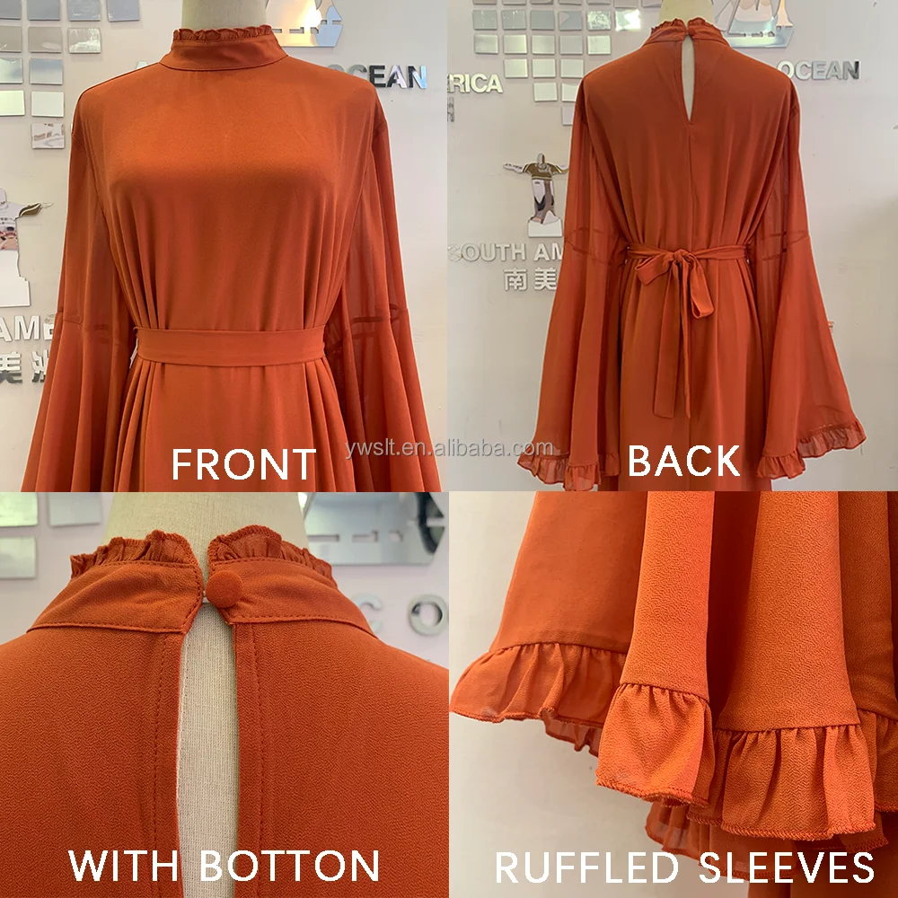 Latest Wholesale Custom Abaya Turkey Ladies Islamic Clothing Luxury ...