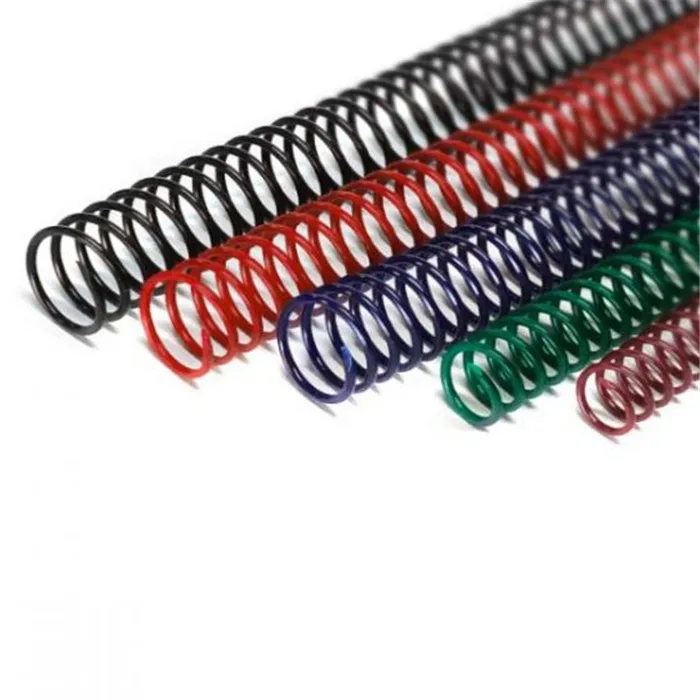 Colorful A4 A5 Size Plastic Binding Supplies - PVC Spiral Coils