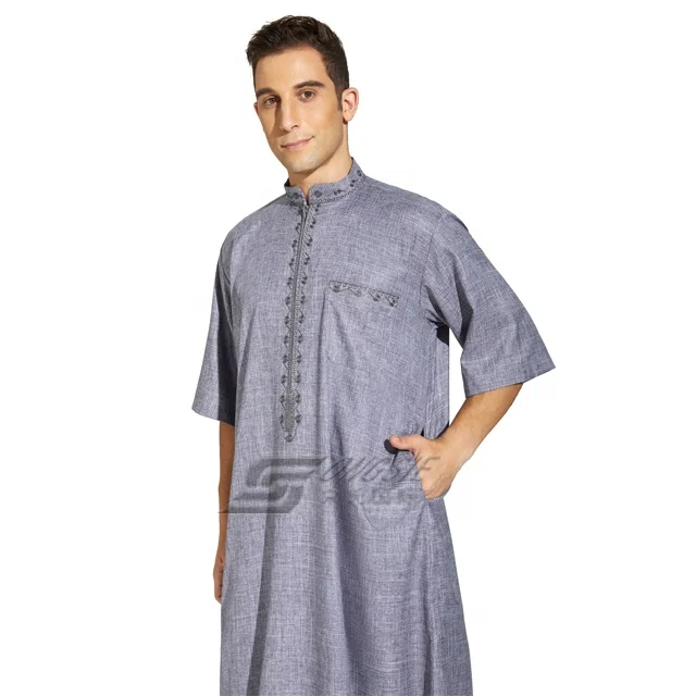 Oem Muslim Robes Islamic Arabic Kaftan Ethnic Style Long Thobe Hijab ...