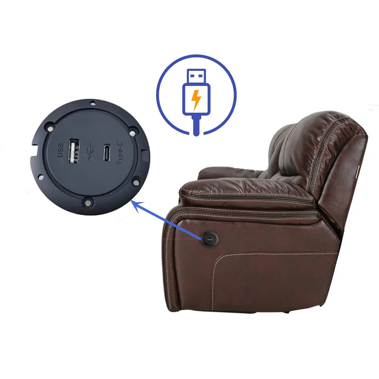 Installation Desktop Furniture Usb Port Portable Fast Type C Charger ...