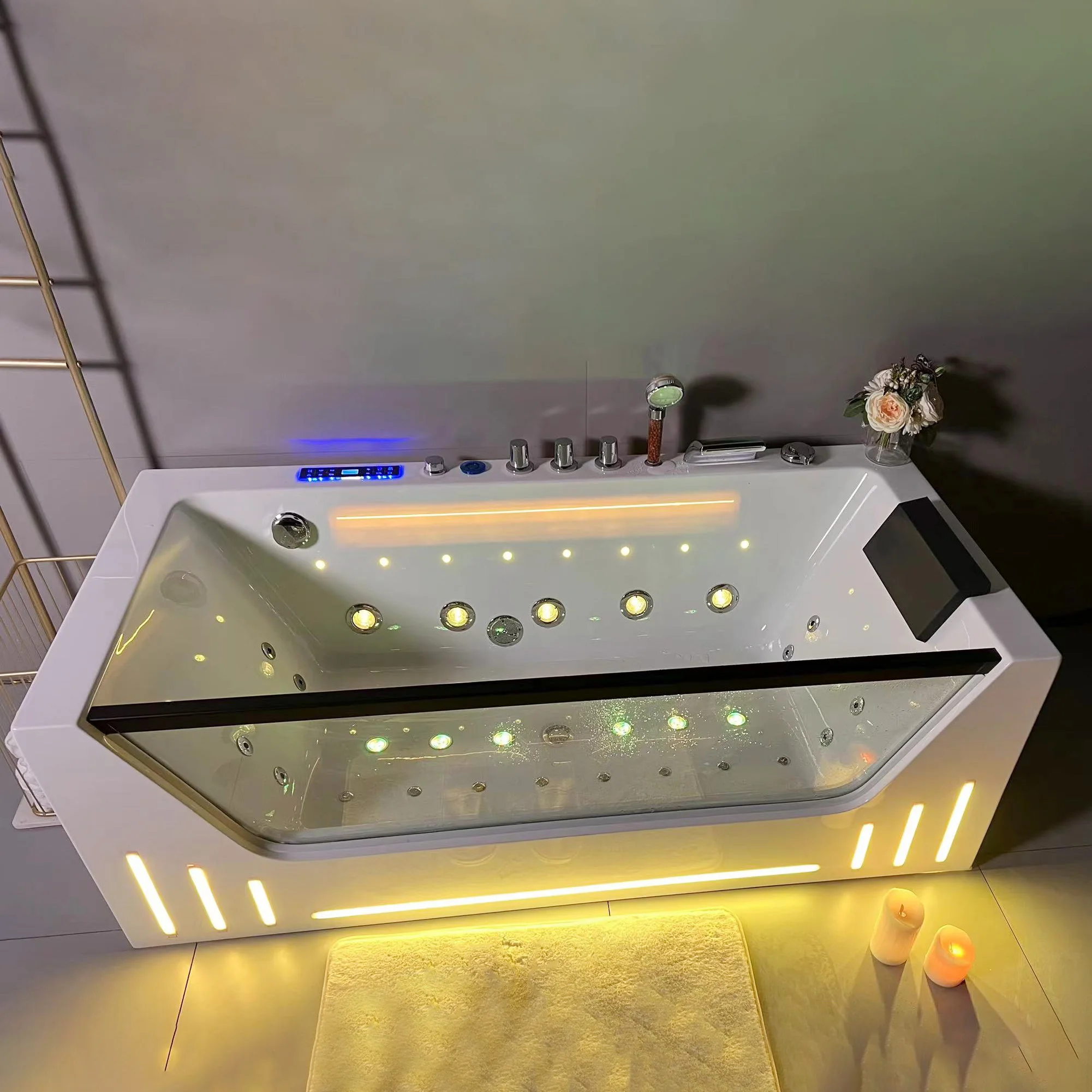 Double Bath Tub Bathtub Freestanding Tubs and Basins Stainless Steel ...