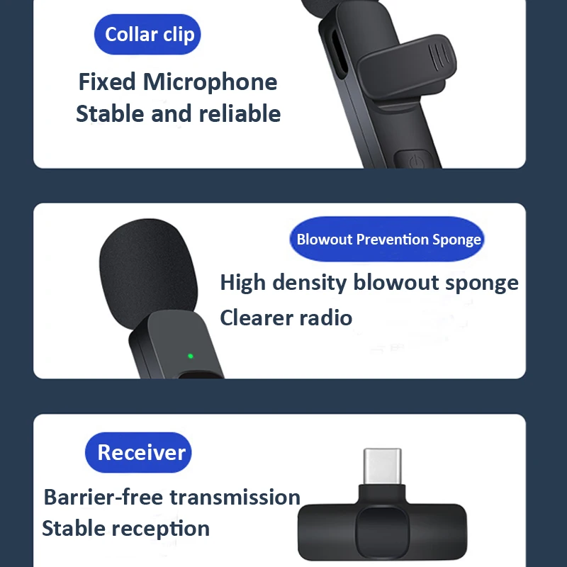 K9-mini 2pack Wireless Microphone Vlogging Kit for Tiktok