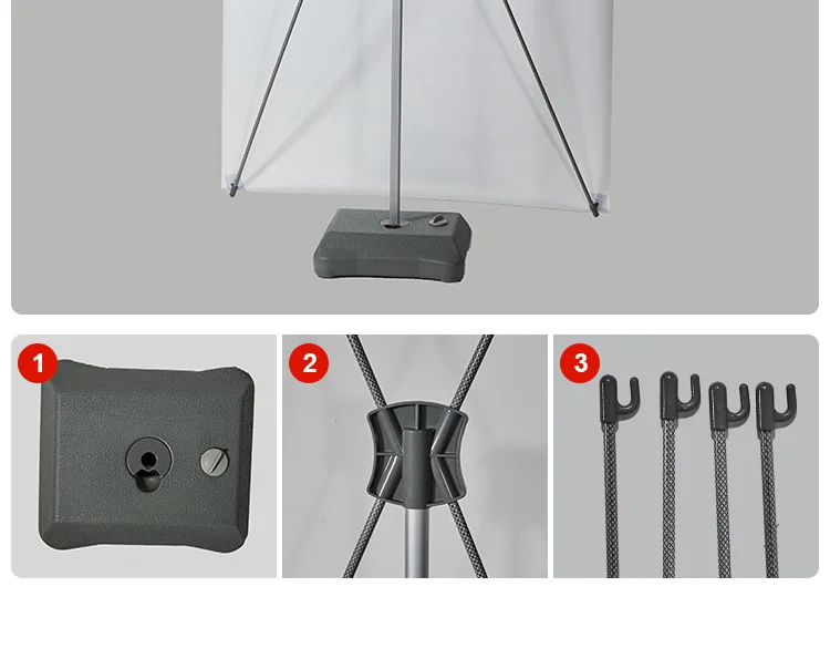 Morden Style X Frame Floor Stand - Promotional Display Rack