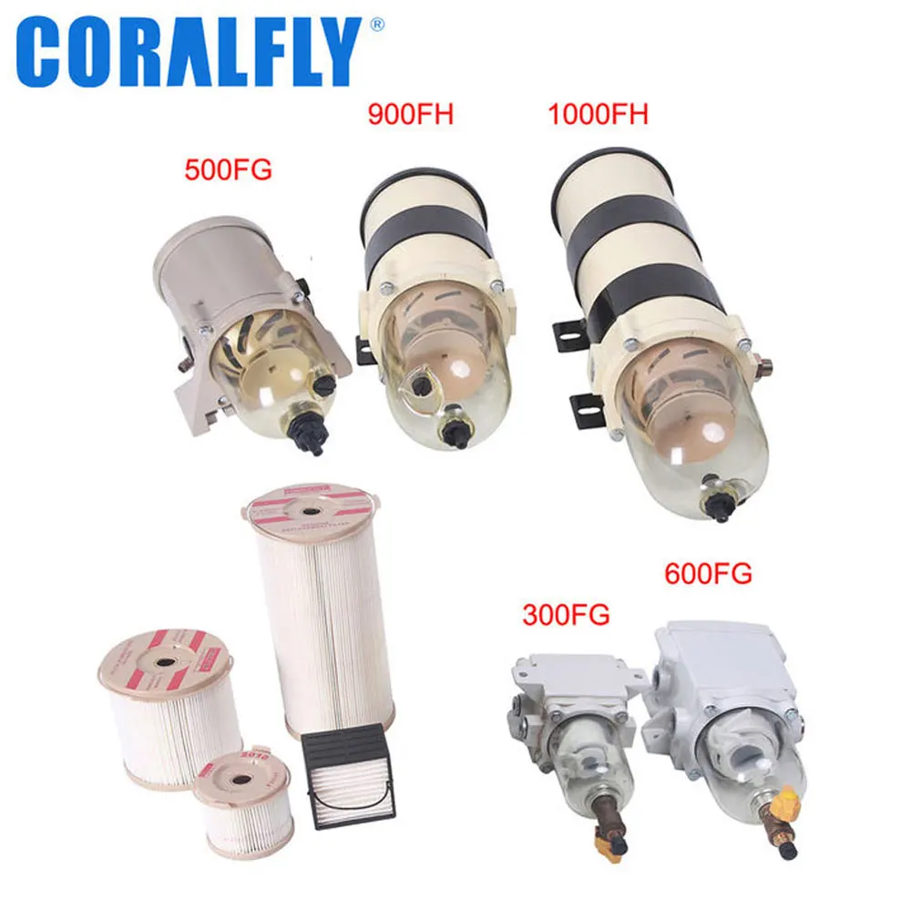 Coralfly Oem Truck Excavator Engine Diesel Fuel Water Separator Filter ...